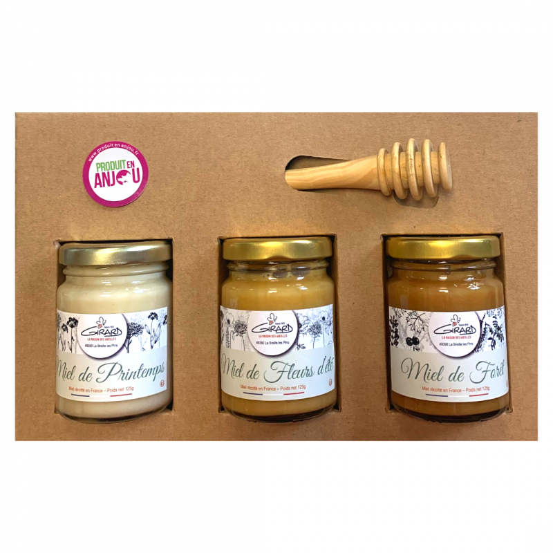 Coffret "Miels du Val de Loire" - Miels Girard